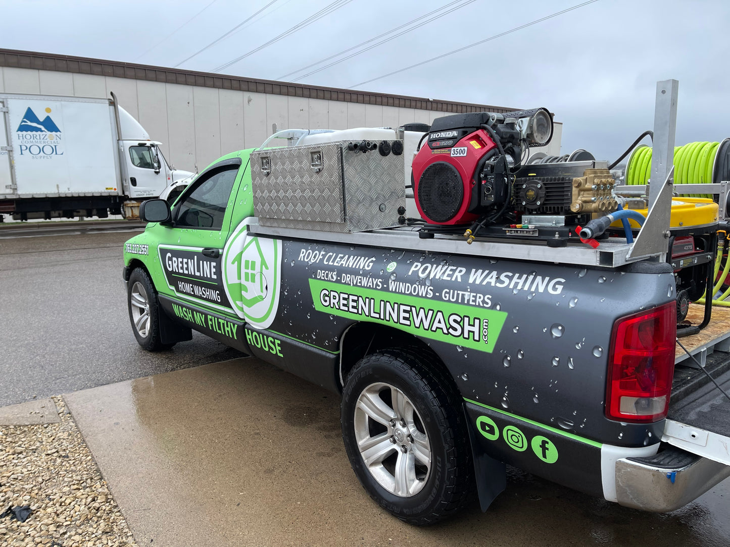 8 Foot - Fully Assembled Aluminum Pressure Washing Skid – Mammoth Skids